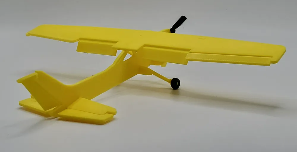 Cessna 182 Kit Card Airplane Model - Moving Parts by Fight2Fly - MakerWorld
