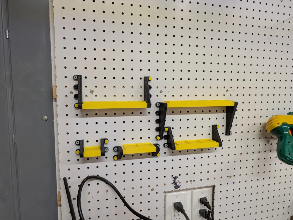 Gridfinity 1 Inch Pegboard Adapter 1 GFU Deep by usefulhobbies MakerWorld: Download Free 3D Models