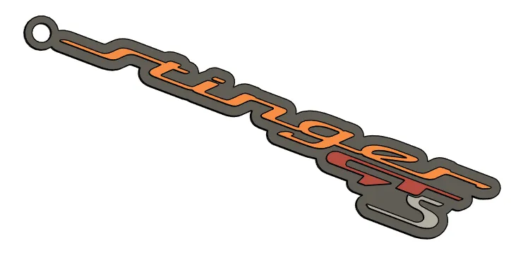 Kia Stinger GT/GTS Keychain by Kevin MakerWorld: Download Free 3D Models