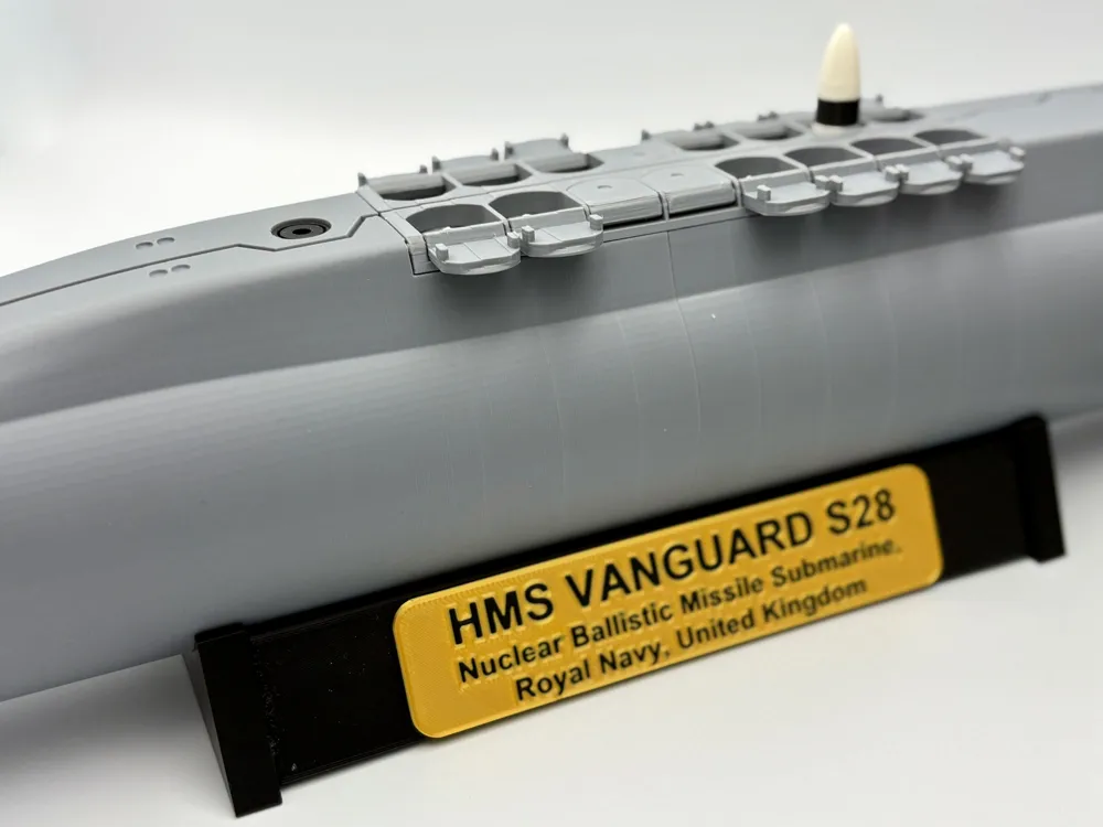 HMS Vanguard S28 [94cm] – Submarine by Math & Katy MakerWorld: Download ...