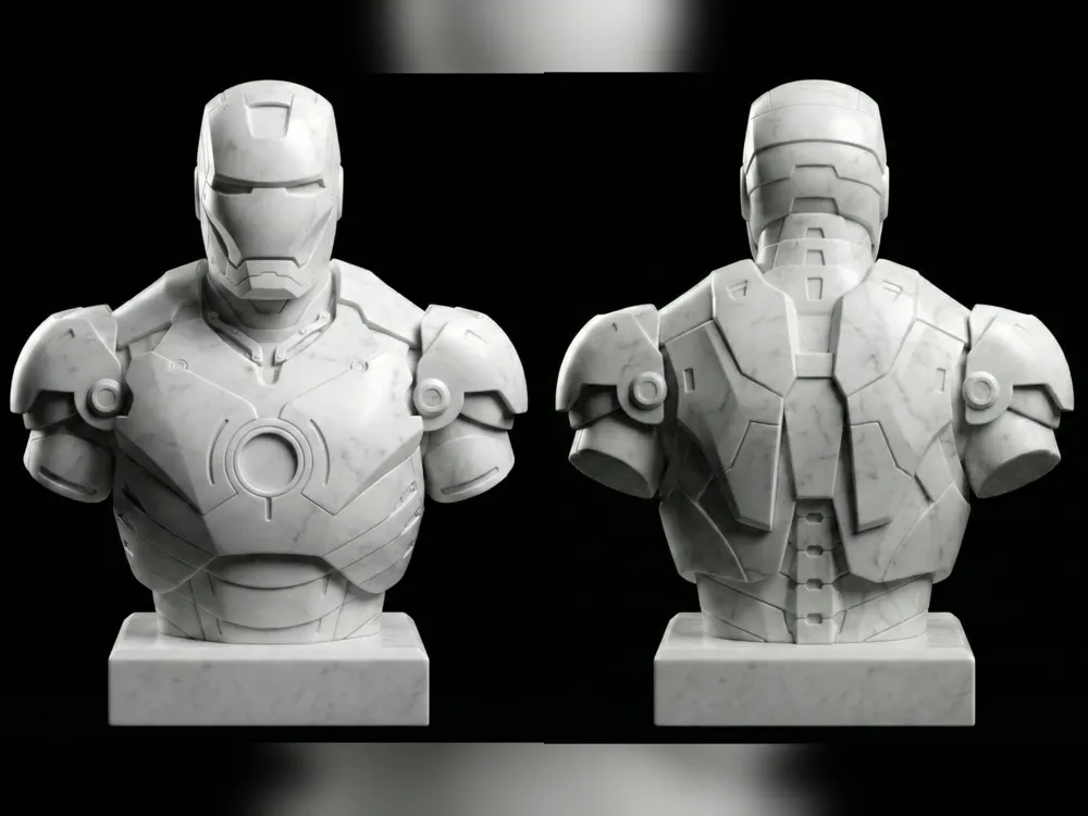 T-60 BUST - FALLOUT - Free 3D Print Model - MakerWorld