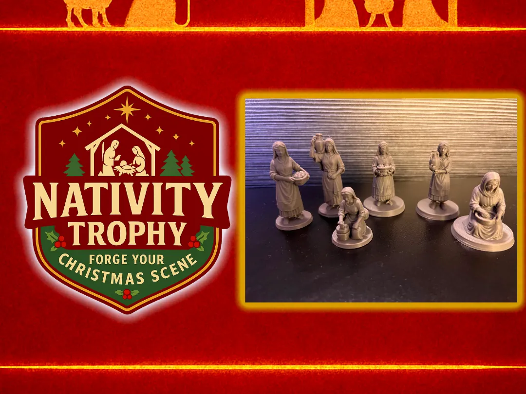 Women at work - Nativity Trophy by Lancilnove MakerWorld: Download Free ...