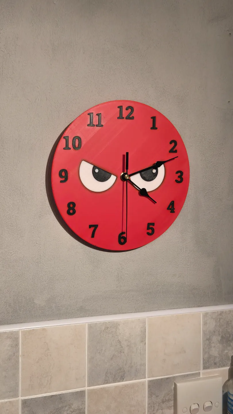 Angry Clock by kevr102 - MakerWorld