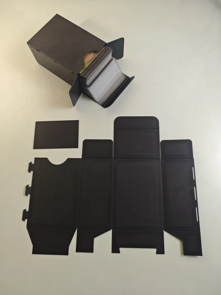 Compact Foldable Card Boxes (150/85 Cards)-No Glue - Free 3D Print ...