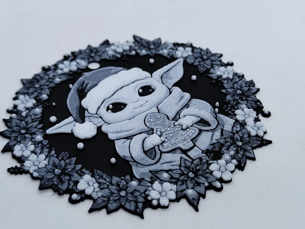 Grogu Star Wars Christmas Decoration Tree - Free 3D Print Model ...