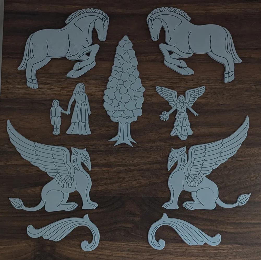 Gladiator Armor Decoration Designs by skulbeth MakerWorld: Download ...