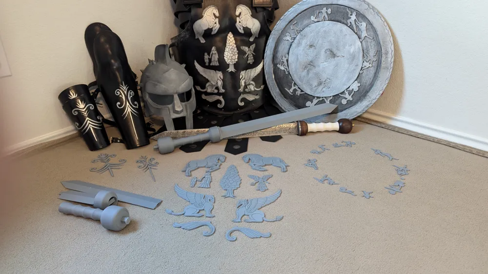 Gladiator Armor Decoration Designs by skulbeth - MakerWorld