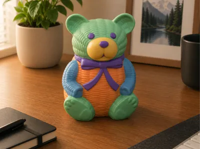 Teddy Bear - Free 3D Print Model - MakerWorld