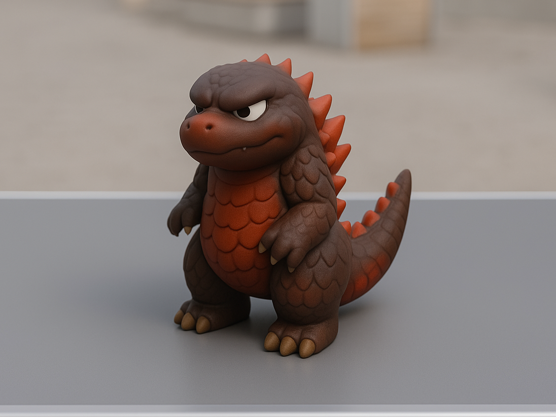 A goofy cartoon Godzilla by liupeiyty MakerWorld: Download Free 3D Models