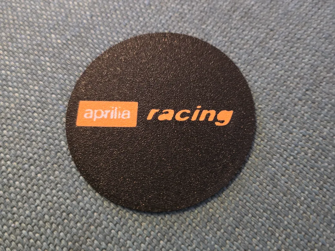 Aprilia Racing MotoGP Baby Bottle Coaster Logo - Free 3D Print Model ...