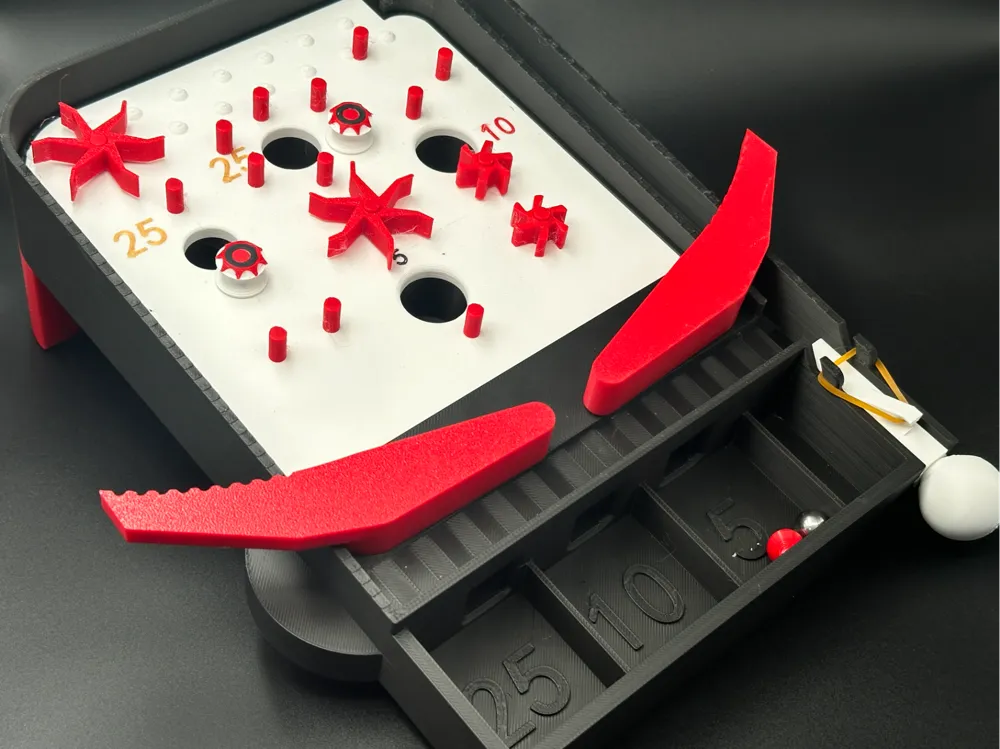 Interchangeable-Level Pinball Machine by Trent Studio MakerWorld ...