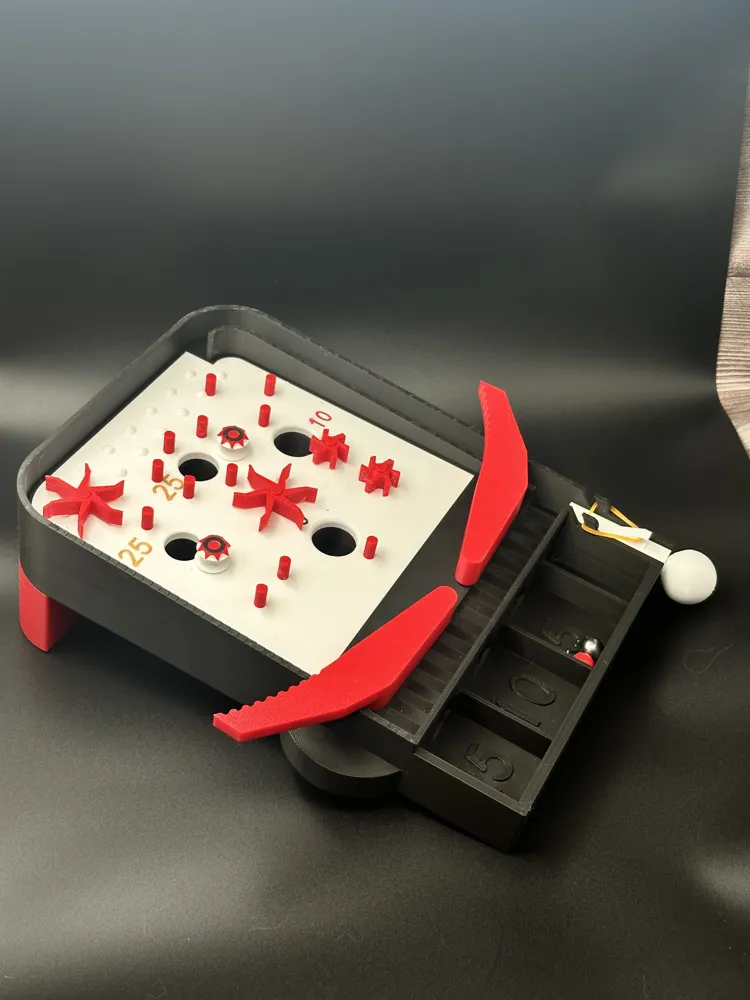 Interchangeable-Level Pinball Machine by Trent StudioMakerWorld ...