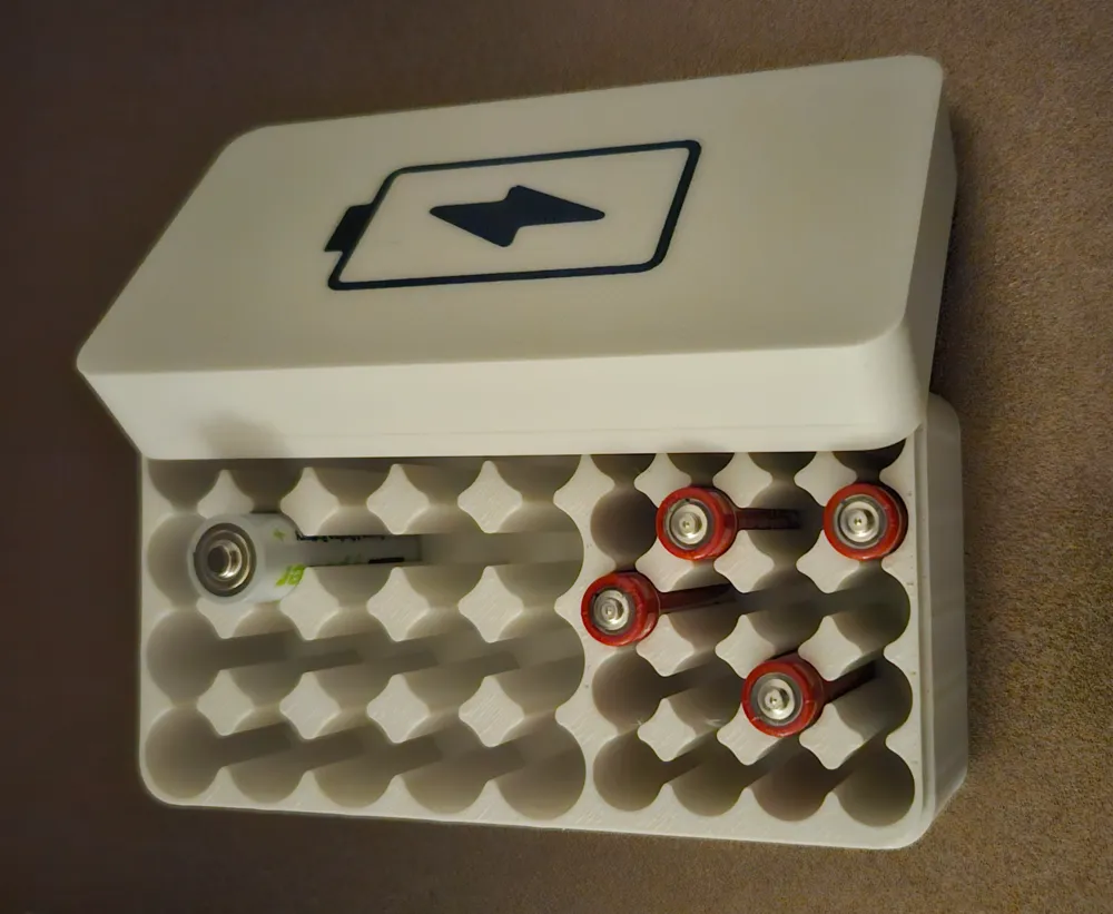 Simple Battery box by Mirek DušínMakerWorld: Download Free 3D Models