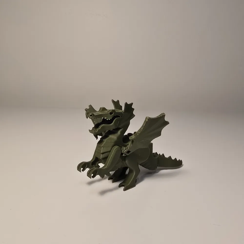 Brick Dragon - Free 3D Print Model - MakerWorld