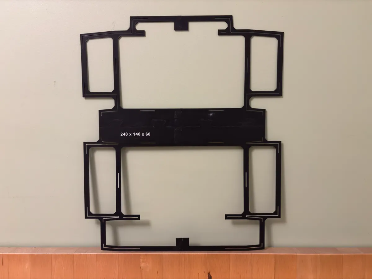 Box Cutting Template - 240 x 140 x 60mm - Free 3D Print Model - MakerWorld