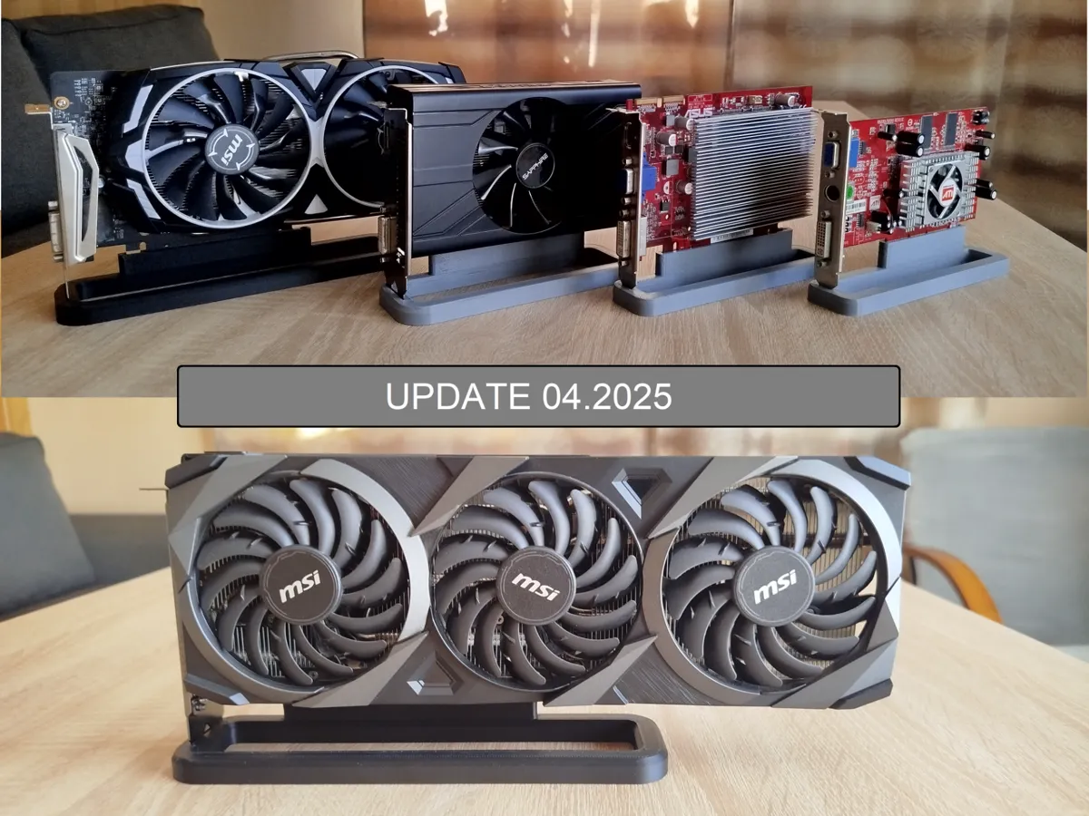 Graphic Card Display Stand by Maker_3DP MakerWorld: Download Free 3D Models