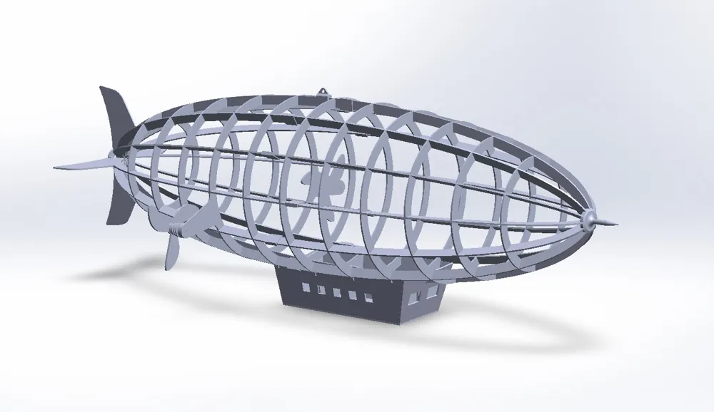 Zeppelin 3D puzzle by Amater MakerWorld: Download Free 3D Models