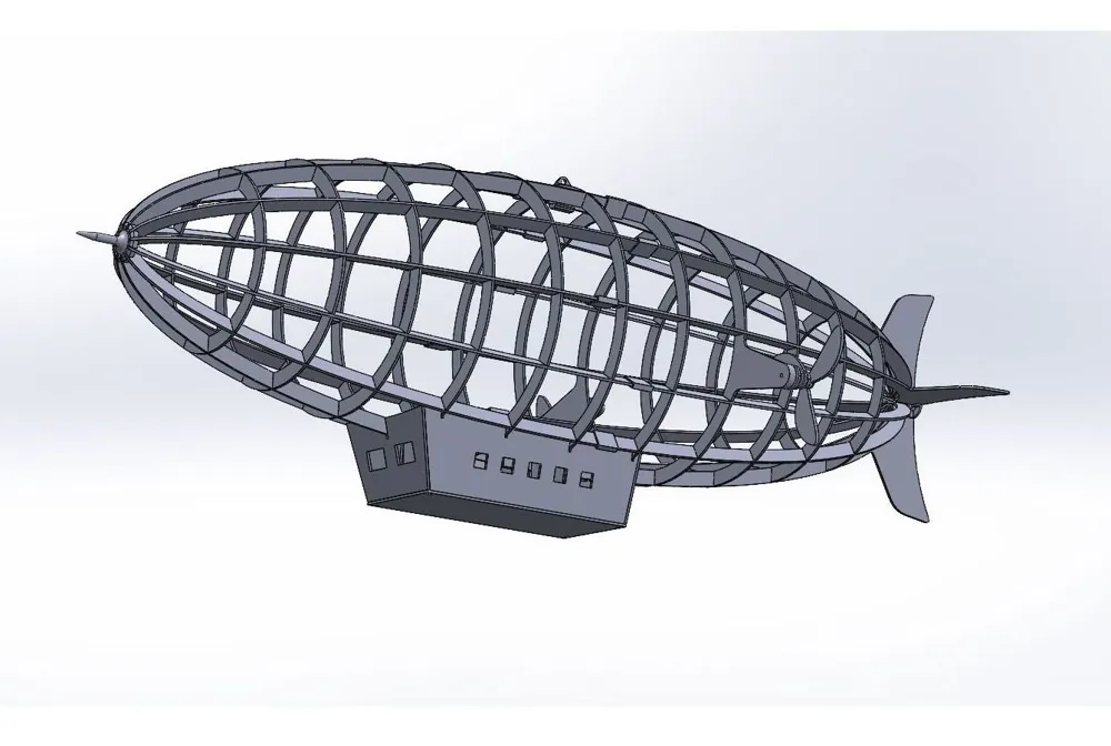 Zeppelin 3D puzzle by Amater MakerWorld: Download Free 3D Models
