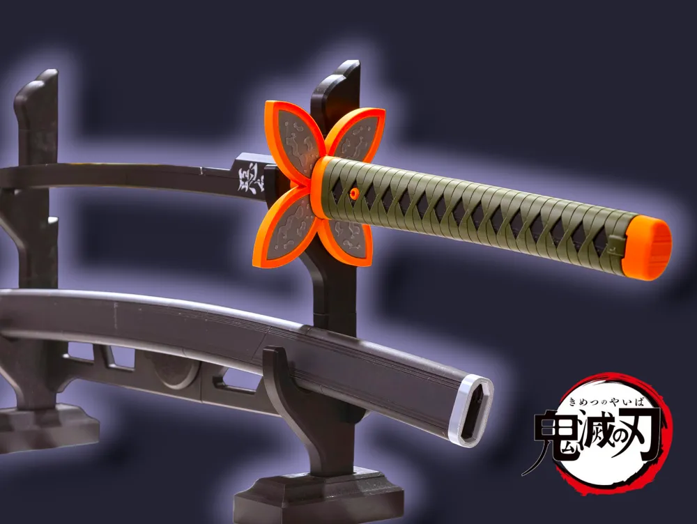 [FullBlade]Demon slayer Sword Shinobu Kocho - Free 3D Print Model ...