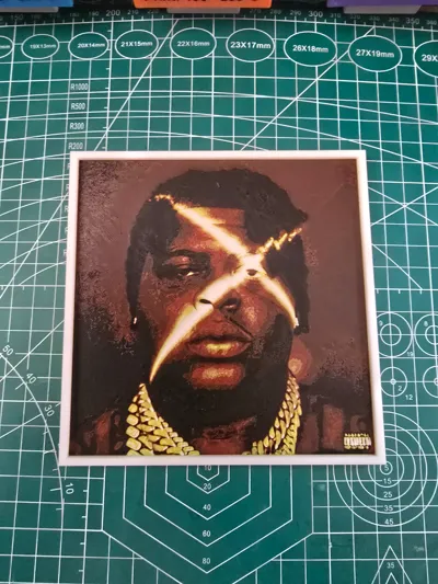 BigXthaPlug "Take Care" Album - Hueforge Art by Lumpy3D MakerWorld: Download Free 3D Models