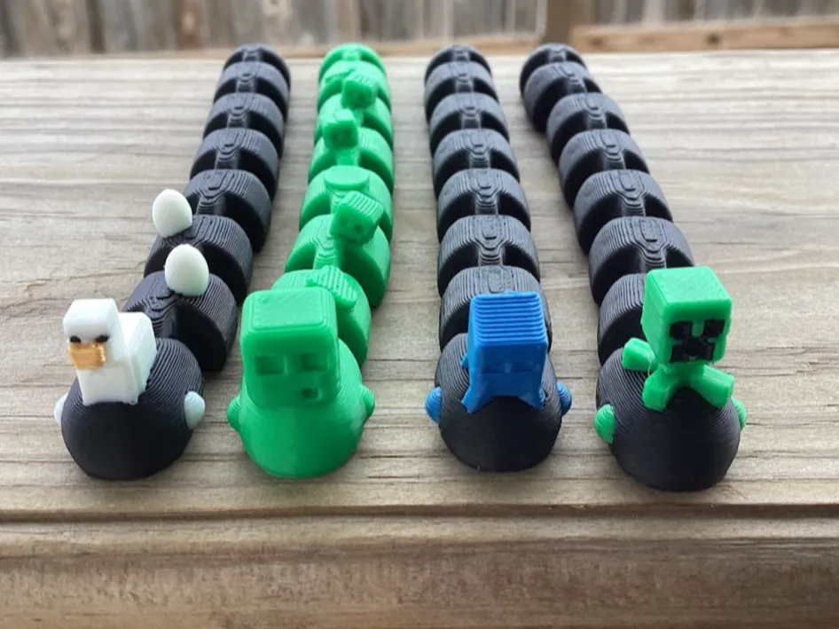 Minecraft Snakes by EthanTheTrafficStopper - MakerWorld