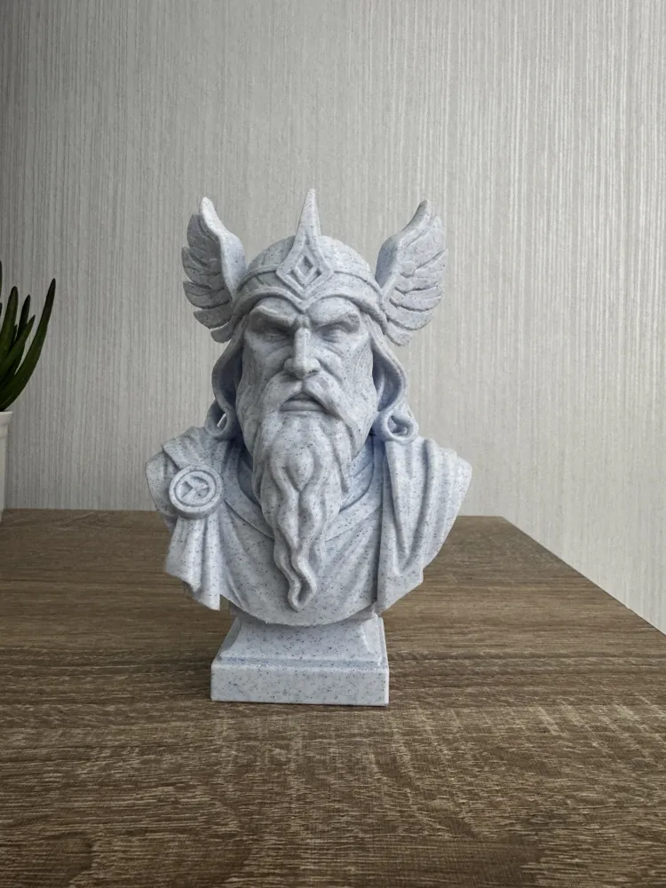 Odin – The Allfather Bust - Free 3D Print Model - MakerWorld