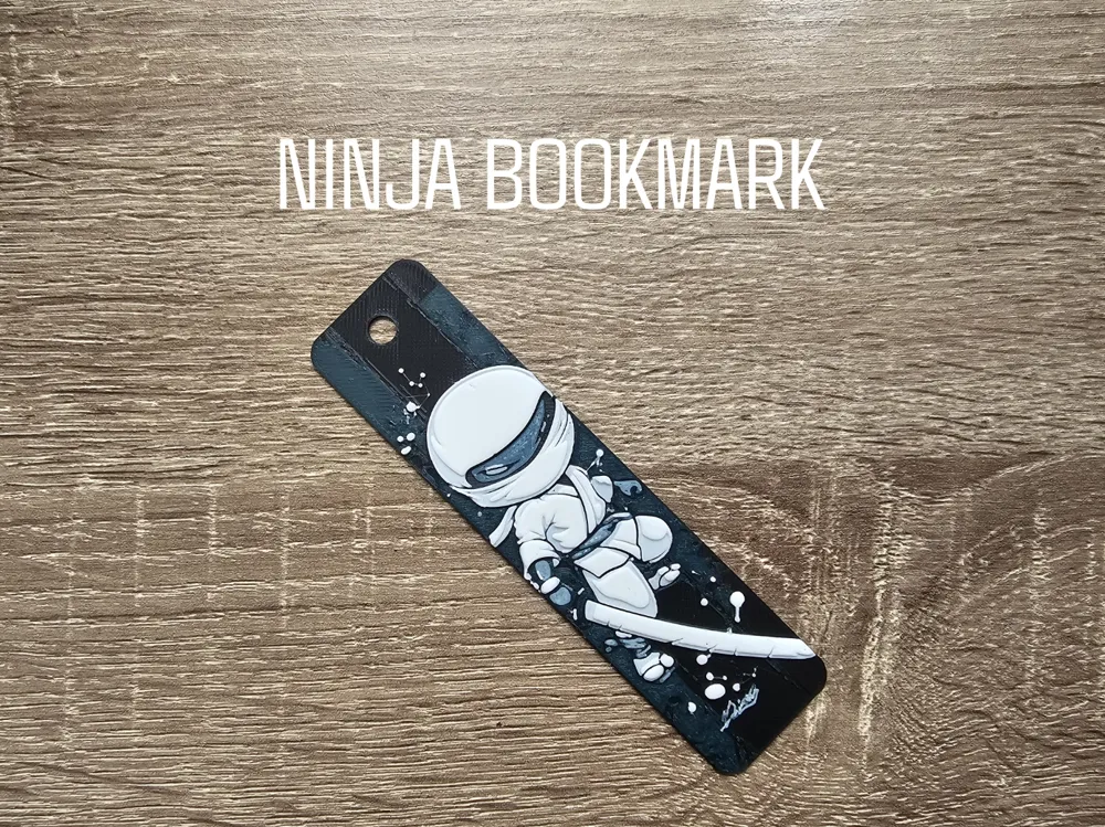 Bookmark - Ninja HUEFORGE by CoNcLuZiOn - MakerWorld