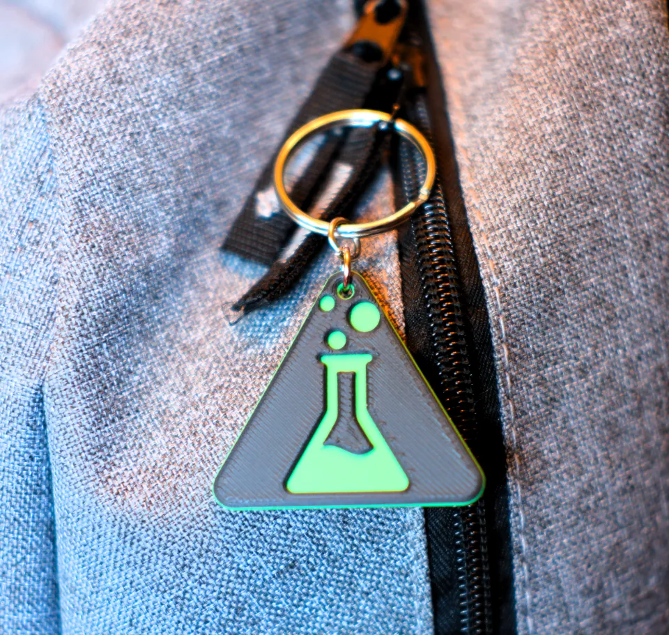 Atomic Beaker Keychain by Turtle Rangler MakerWorld: Download Free 3D ...