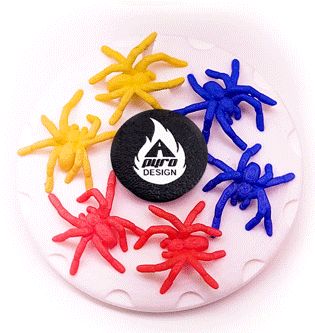 Rainbow Invincible Spiders Multicolor Animated Fidget Spinner by ...