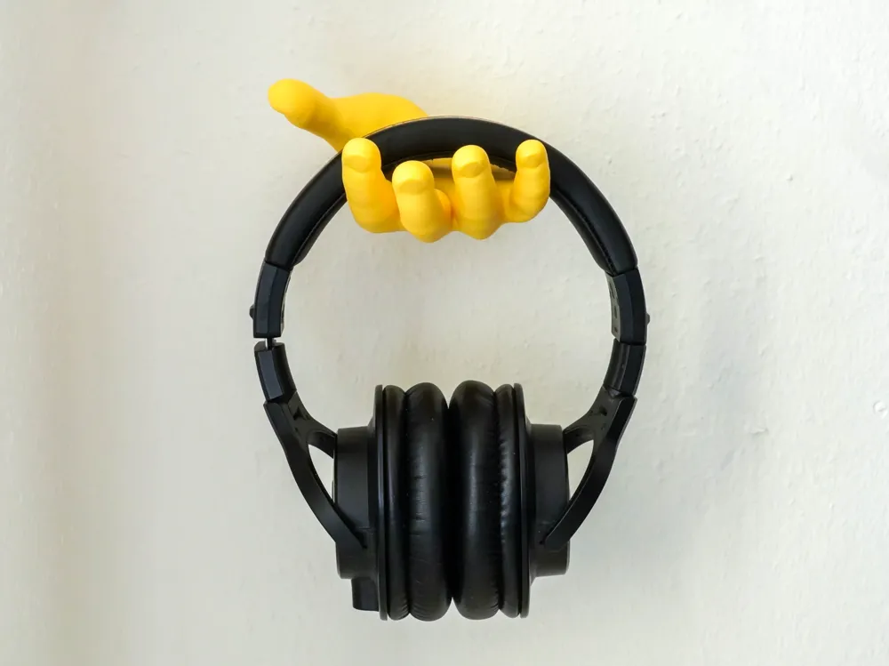 Helping Hand - Headphone Holder and more - Free 3D Print Model - MakerWorld