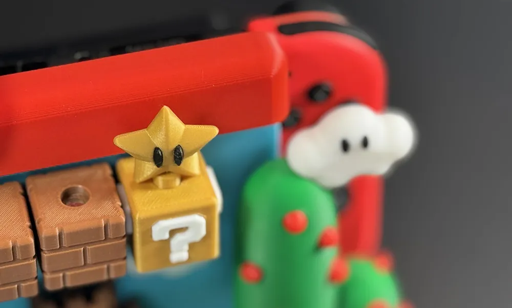 Switch Mario creative clock base Panoramic version - Free 3D Print ...