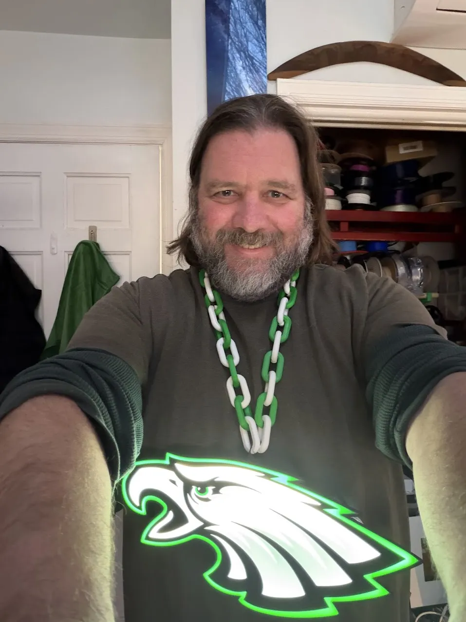 Eagles Logo Chain(WEARABLE) and lights up - Free 3D Print Model ...