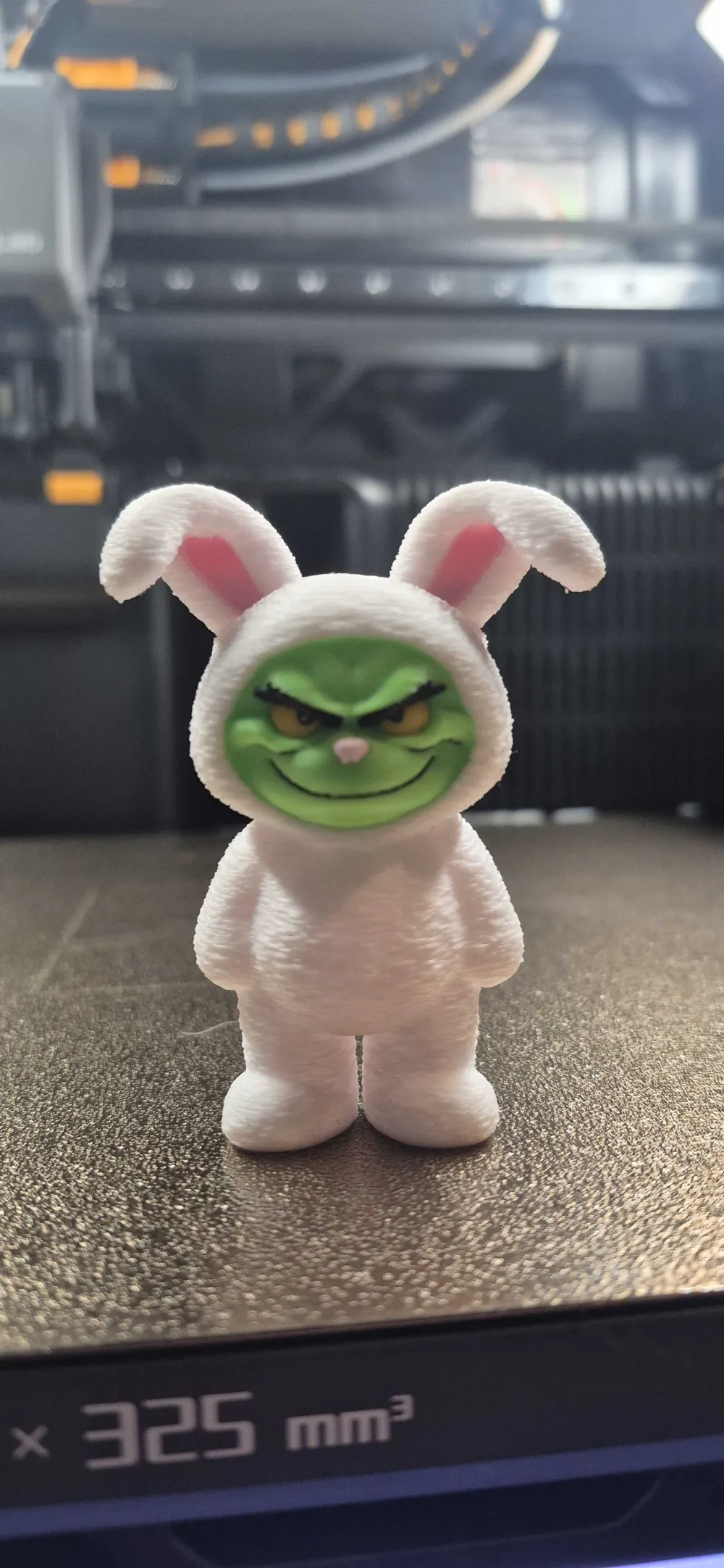 Grinch Easter Menace Bunny – 3D Printable Figure - Free 3D Print Model ...