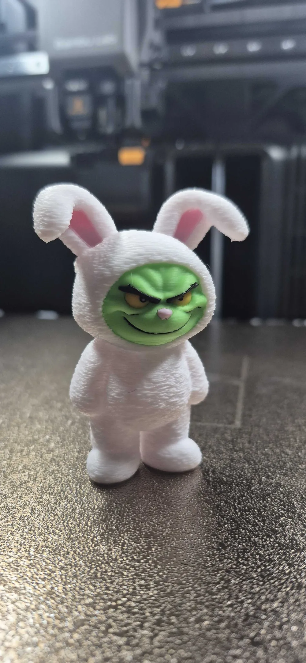 Grinch Easter Menace Bunny – 3D Printable Figure - Free 3D Print Model ...