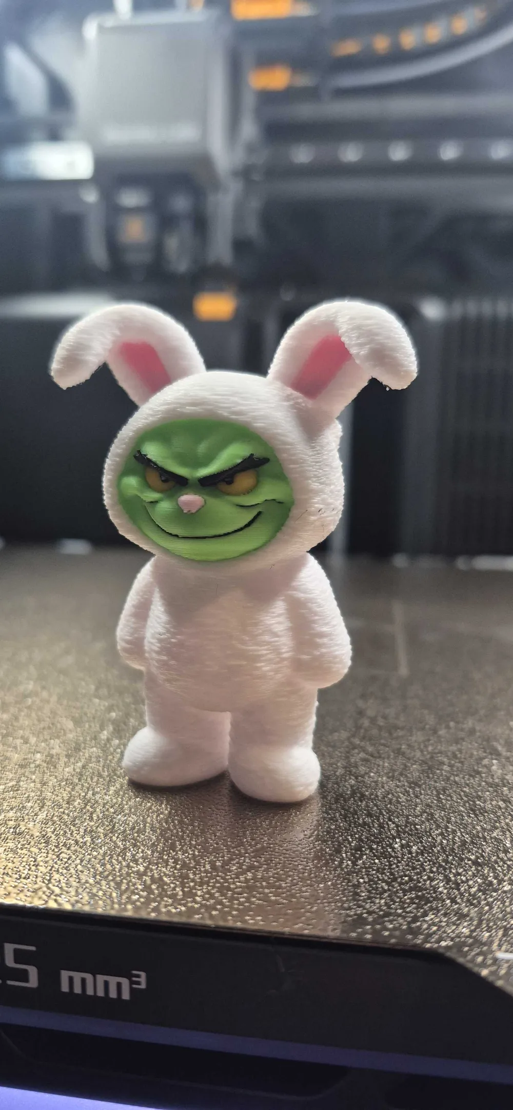 Grinch Easter Menace Bunny – 3D Printable Figure - Free 3D Print Model ...
