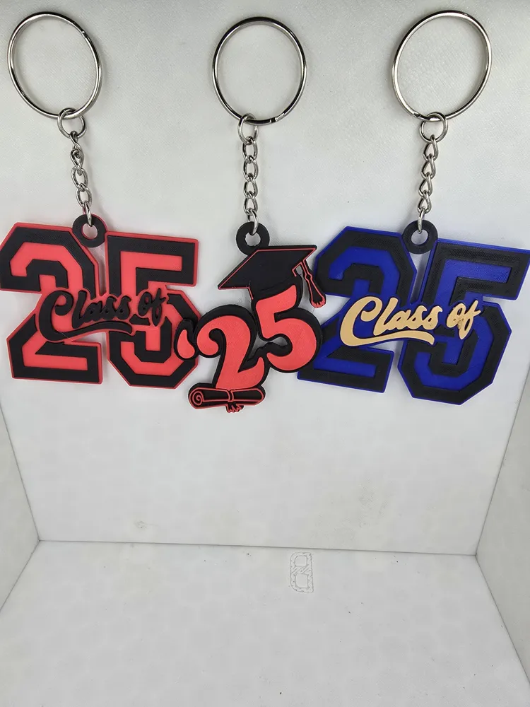 2025 Graduation Keychains by dohara1985 MakerWorld: Download Free 3D Models