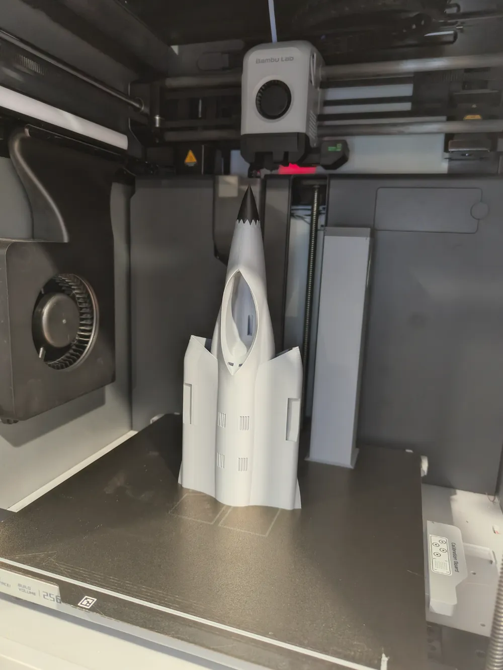 Fighter jet with cockpit & rotating wheels - Free 3D Print Model ...