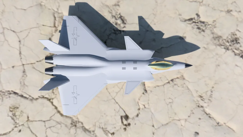 Fighter jet with cockpit & rotating wheels - Free 3D Print Model ...