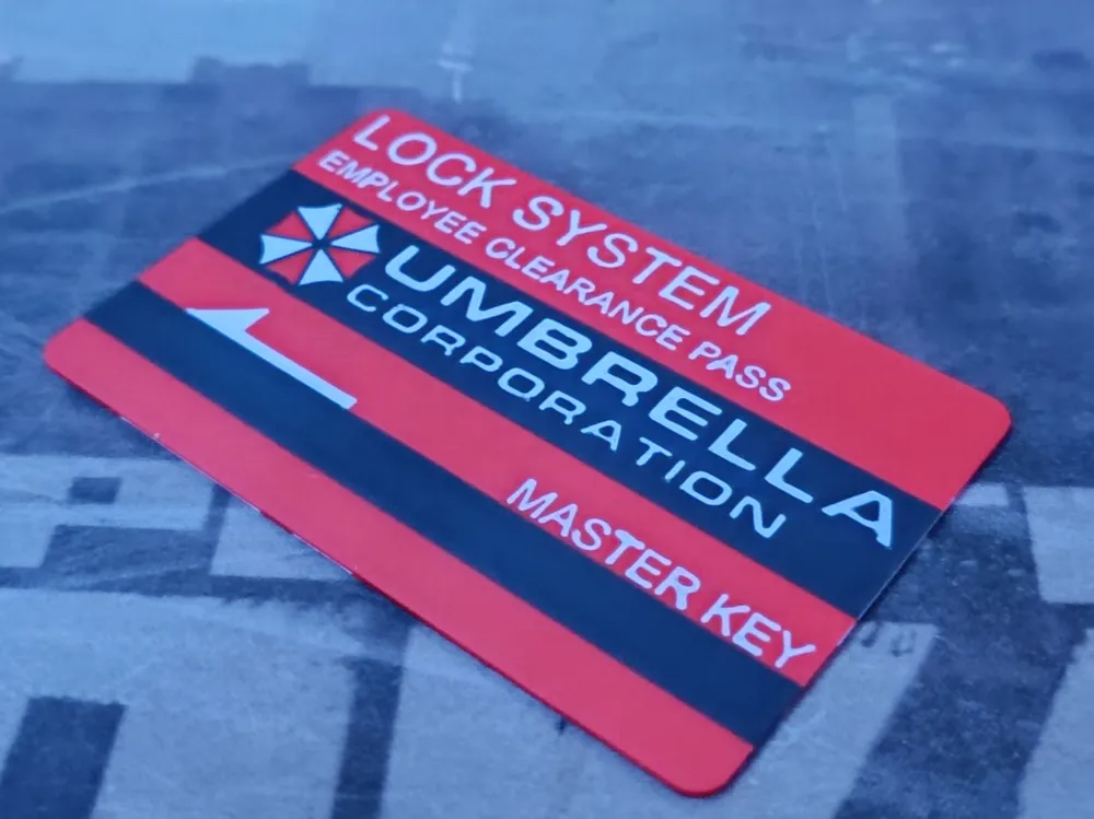 Umbrella Corporation Keycard (Resident Evil) by Adamko MakerWorld ...