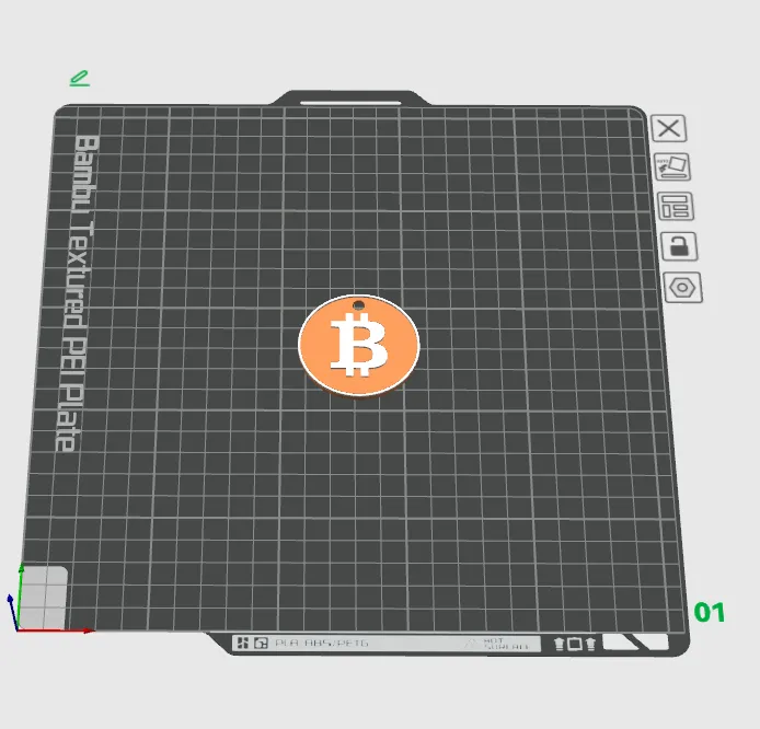 Bitcoin Keychain by lau2004mino - MakerWorld