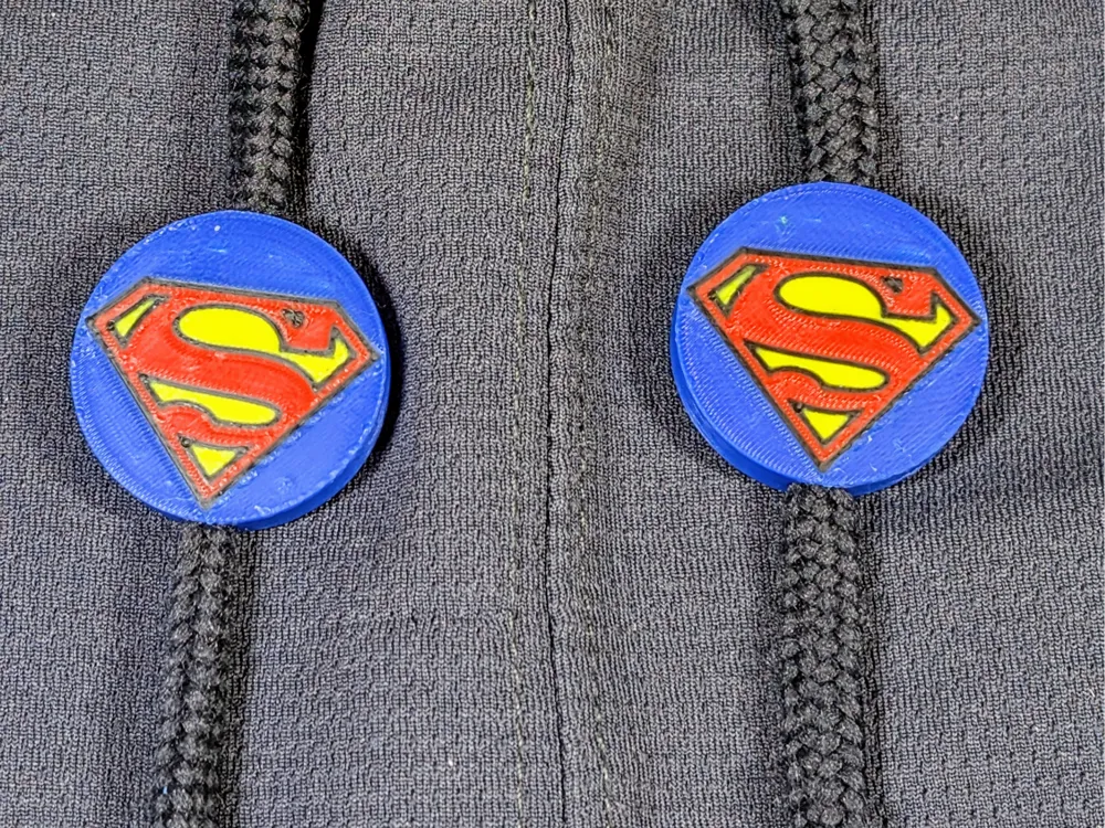 Superman Drawstring Charm by sidbarret007 - MakerWorld