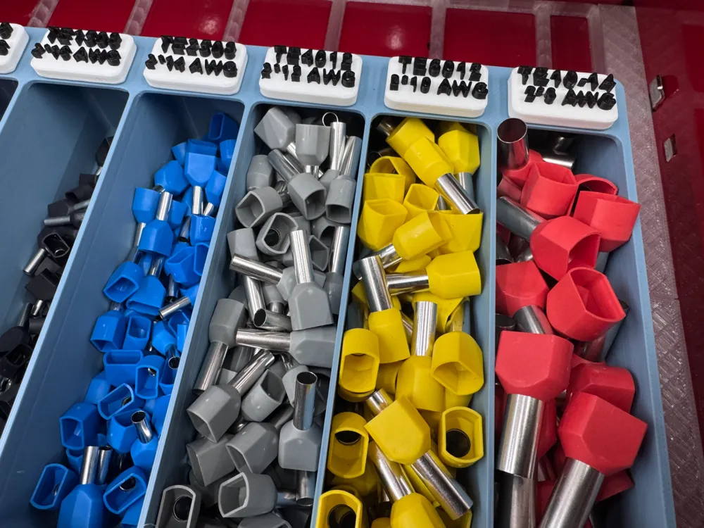 Double Wire Ferrule Tab Slotted Gridfinity Storage by ScreamingSkulls ...
