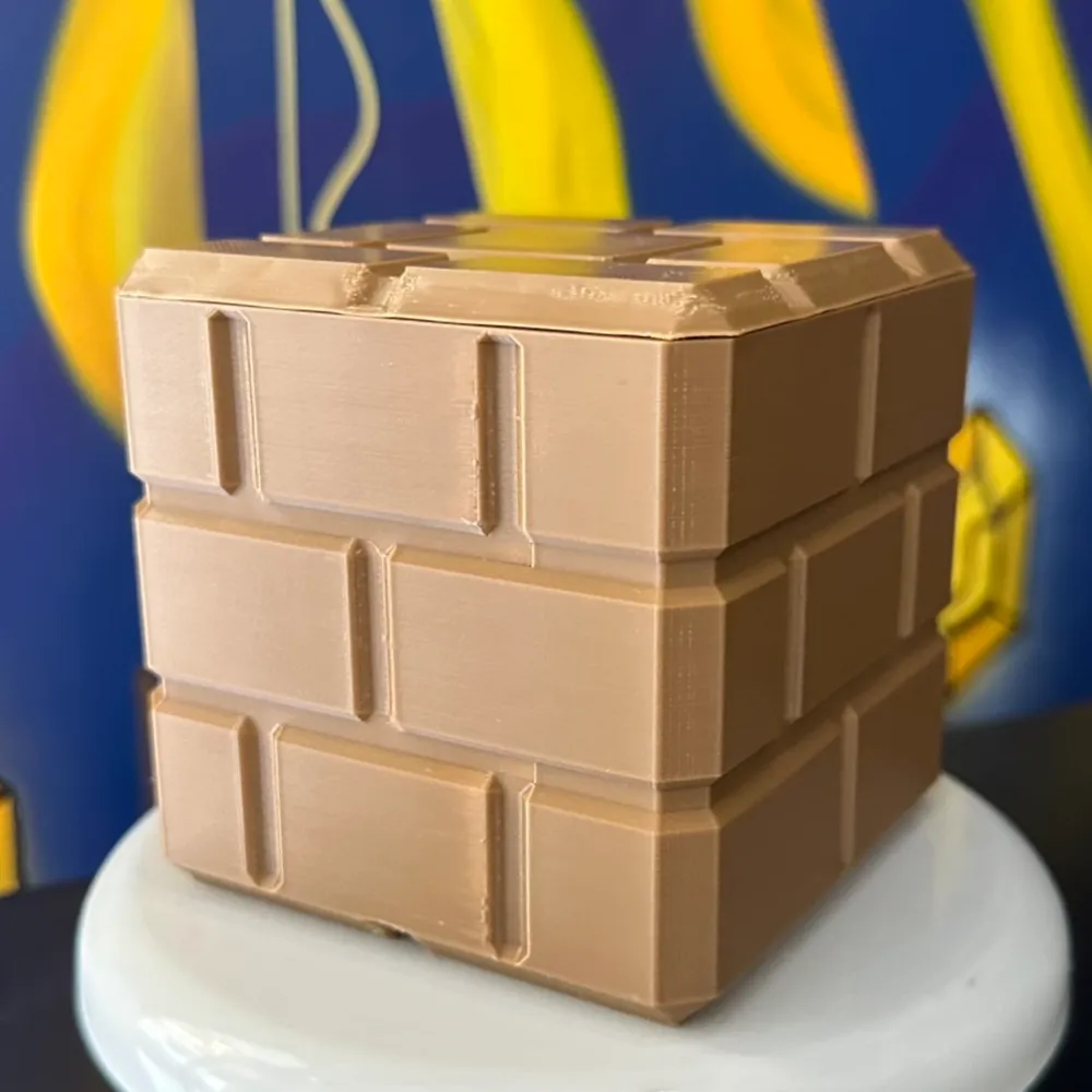 Caixa Bloco de Tijolo - Super Mario Bros Wonder. - Modelo gratuito para ...