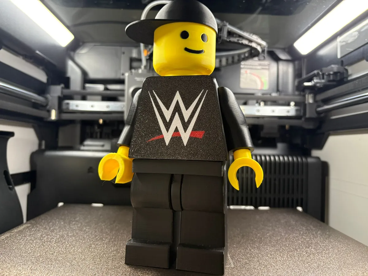 Brickman WWE 20cm Figure 500% - Free 3D Print Model - MakerWorld