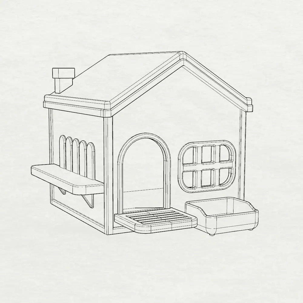 Casa de hámster - Modelo de impresión 3D gratuito - MakerWorld