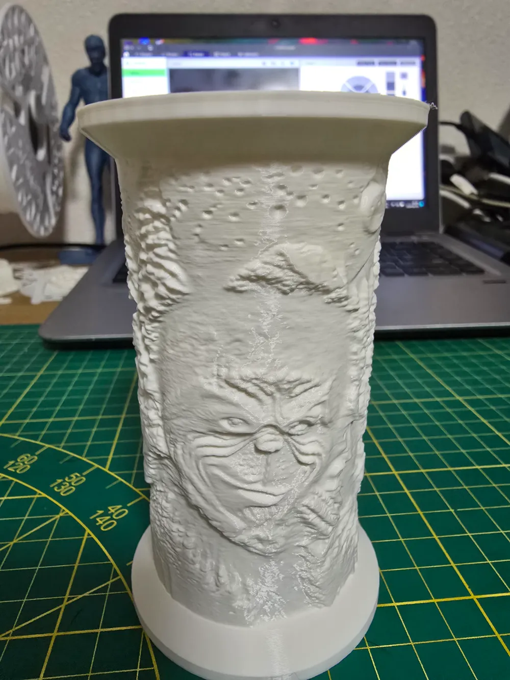 lithopane christmas tea light santa Grinch by Regis - MakerWorld