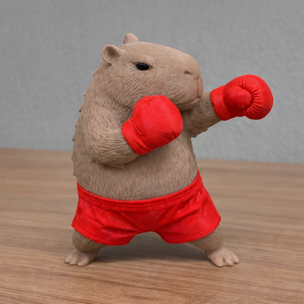 Boxer Capybara - Free 3D Print Model - MakerWorld