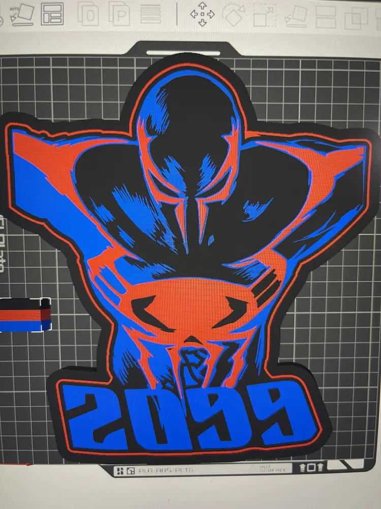 Spider man 2099 light box by Malverde Designs MakerWorld: Download Free ...