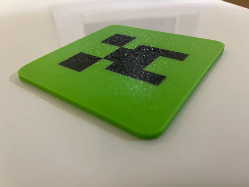 Square Minecraft Coaster by S & J Designs & Creations MakerWorld ...