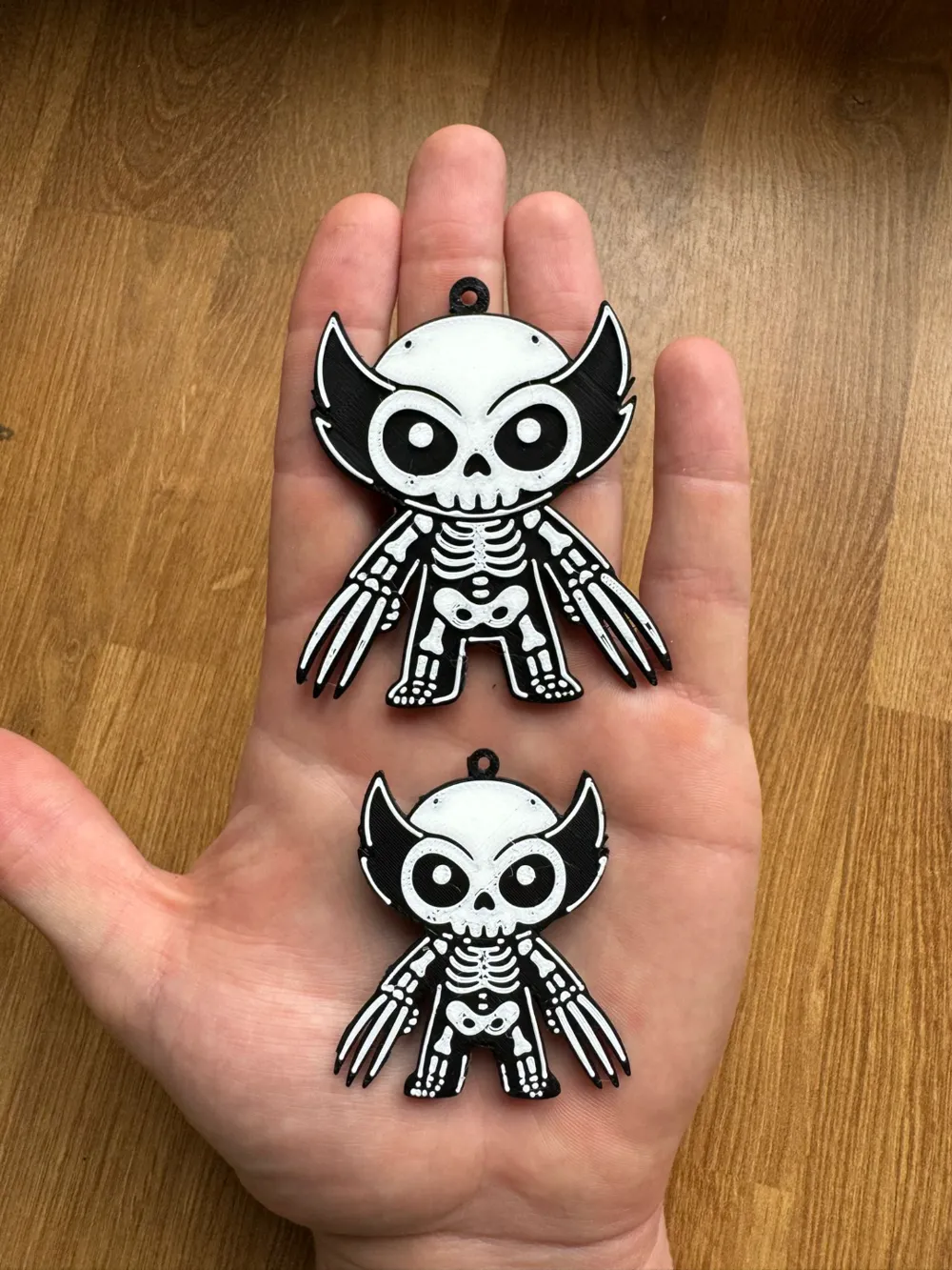 Wolverine Skeleton Keychain by The Maker's Layer - MakerWorld